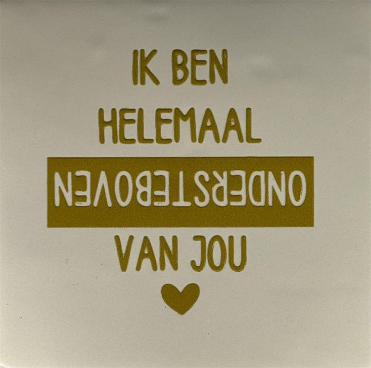 Yett Carreaux à message (Creme) - Panache (Koksijde)