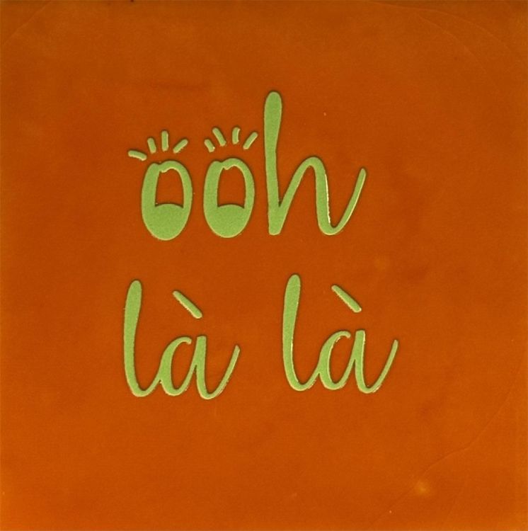 Yett Tegeltje Ooh là là (Oranje) - Panache (Koksijde)