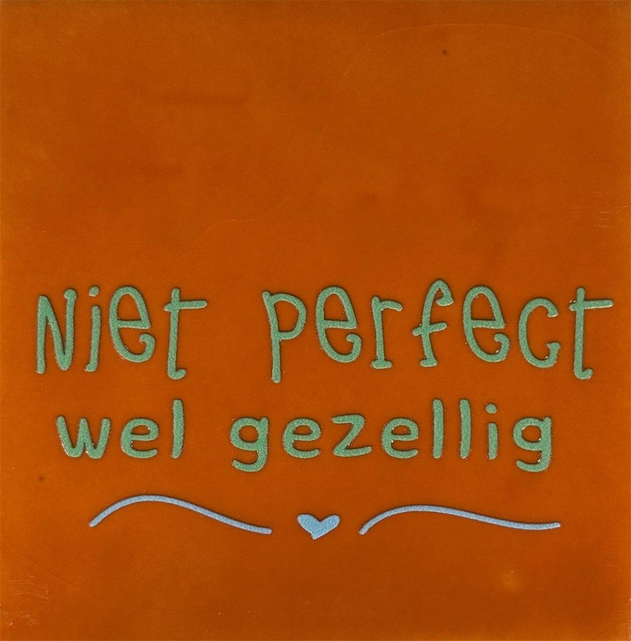 Yett Carreaux à message (Oranje) - Panache (Koksijde)